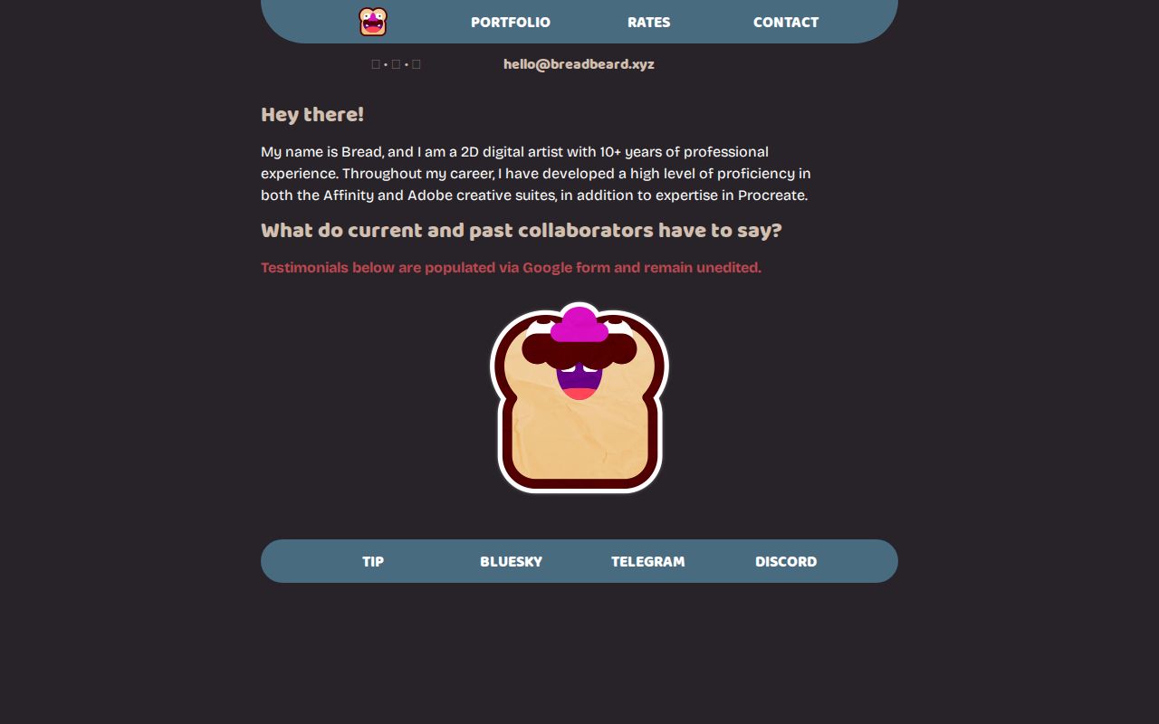 Portfolio - breadbeard